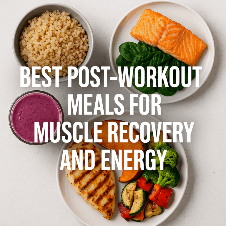 Best Post-Workout Meals for Muscle Recovery and Energy – E2M Fitness